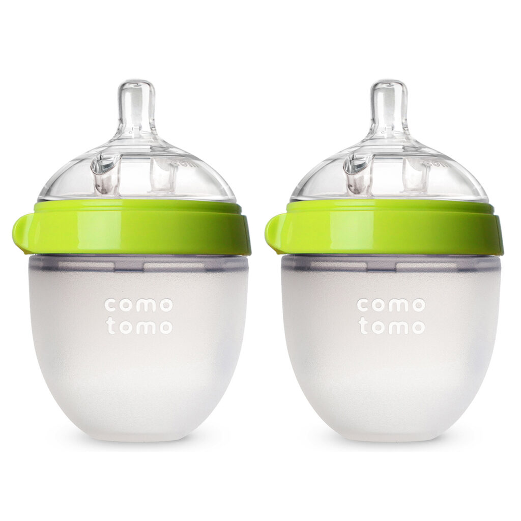 Biberón Comotomo Sensación Natural 150 Ml Verde 2 Pack Tesoritos